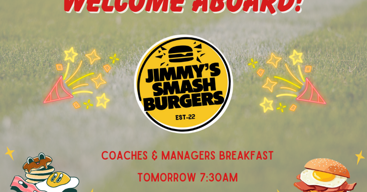 Welcome aboard Jimmy's Smash Burgers! - West Pennant Hills Redbacks FC ...