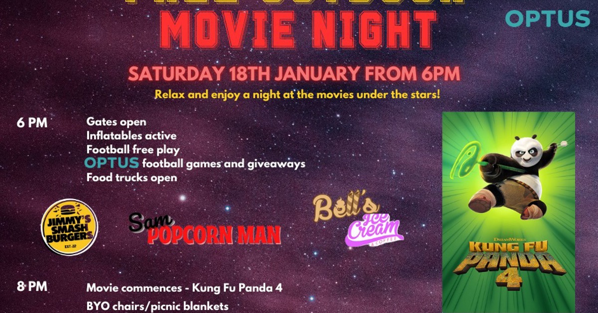Free Outdoor Movie Night - West Pennant Hills Redbacks FC - Sydney ...